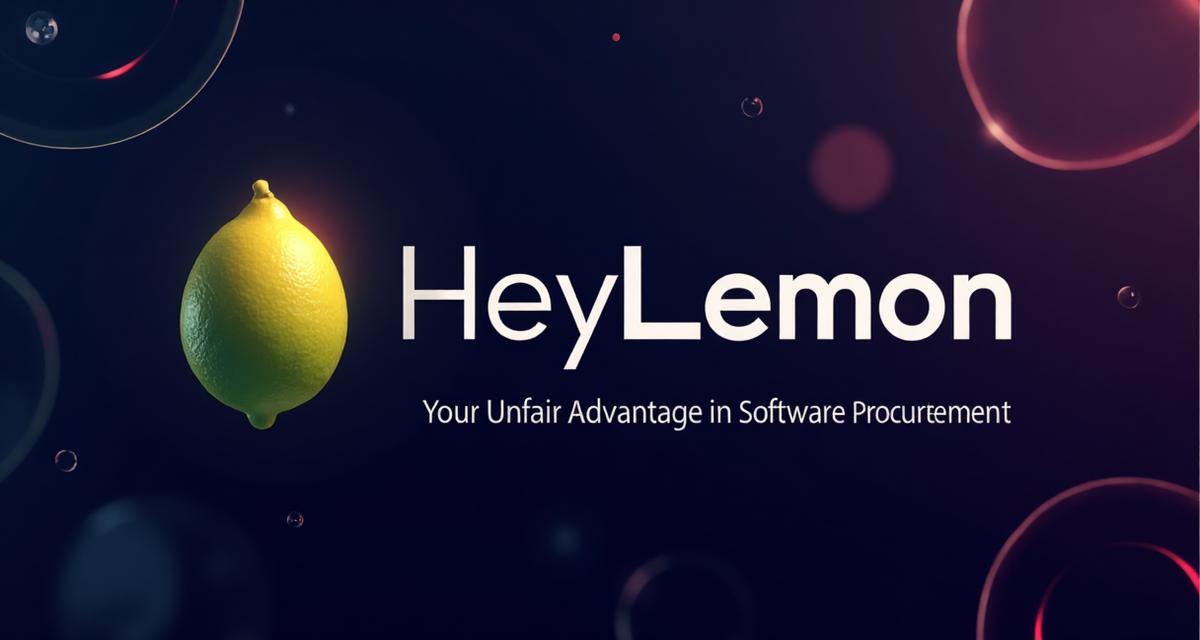 HeyLemon - Your Unfair Advantage in Software Procurement